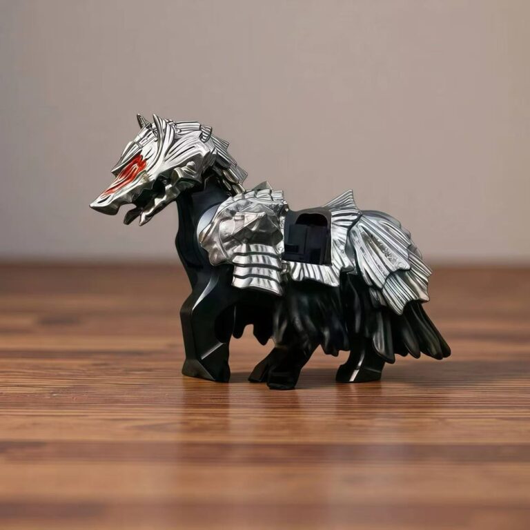 WoW Mini Figures Set Compatible with Lego – Heavy-Wolf-Steed
